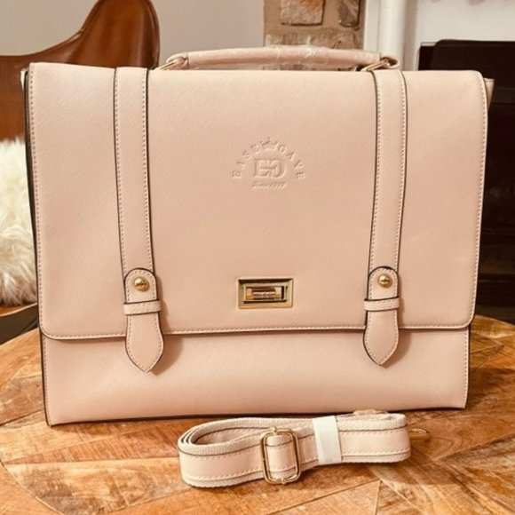 EaseGave | Bags | Womens Briefcase Soft Pink | Poshmark